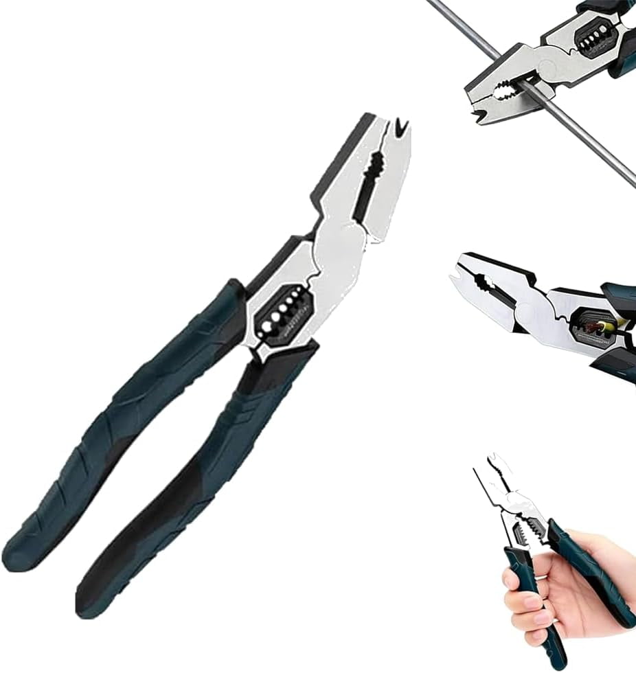 Industrial-Grade Multi-Function Cutting Pliers, 9-in-1 Multi-Functional ...