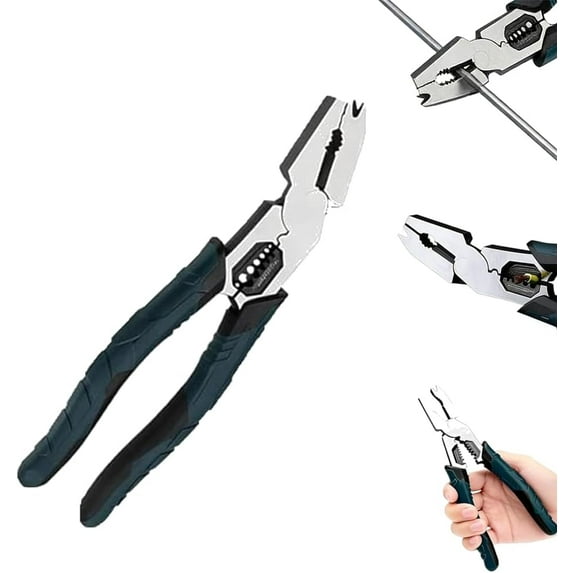 Industrial-Grade Multi-Function Cutting Pliers, 9-in-1 Multi-Functional ...