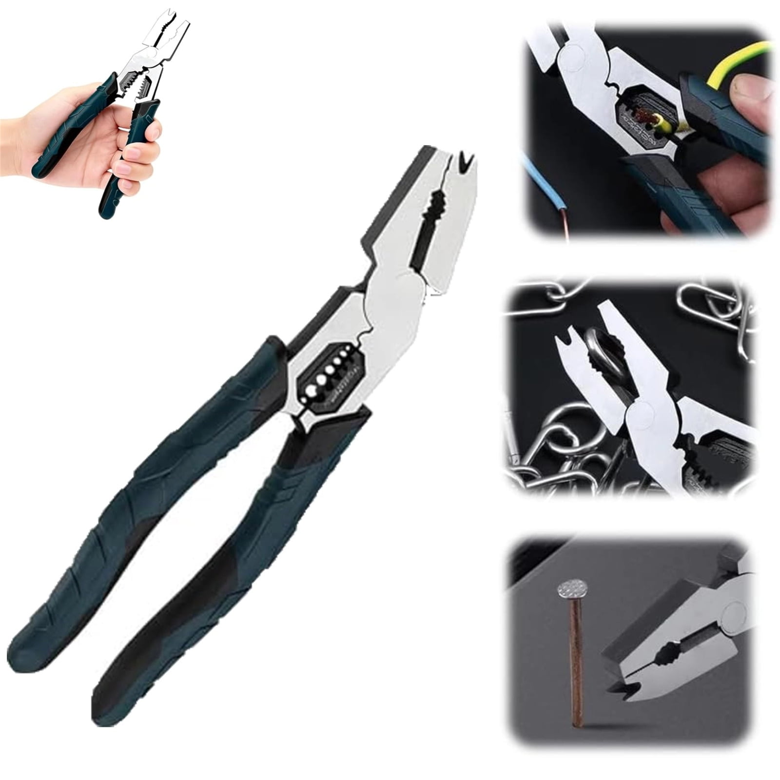 Industrial-Grade Multi-function Cutting Pliers, 9-in-1 Multi-Functional ...