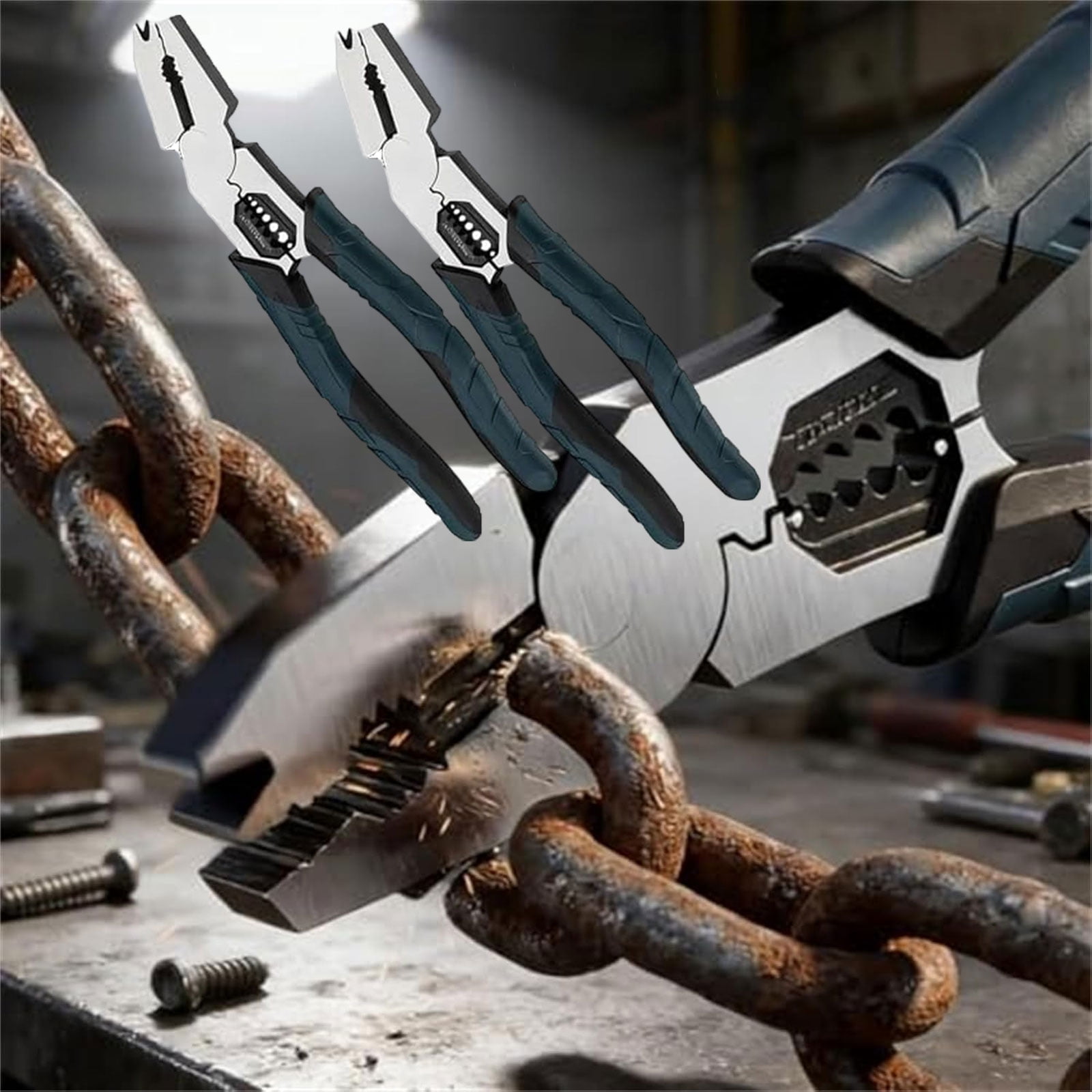 Industrial-Grade Multi-function Cutting Pliers, 9-in-1 Professional ...