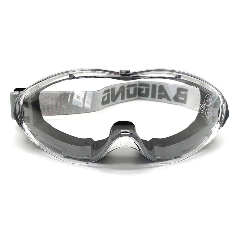 Industrial Grade Safety Goggles,Anti Fog Clear Lens Lab Goggles Fit ...