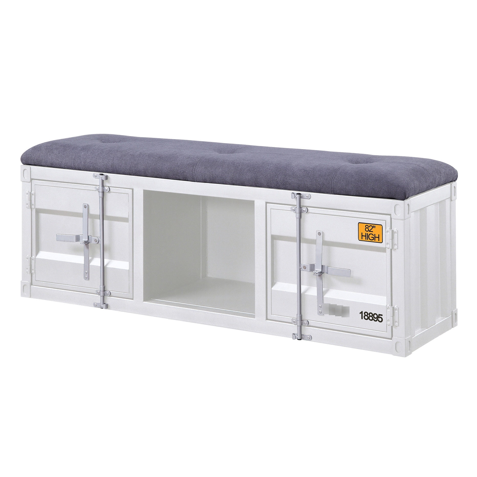 Industrial Grey Bench | Contemporary Use in Primary Areas | Metal and ...