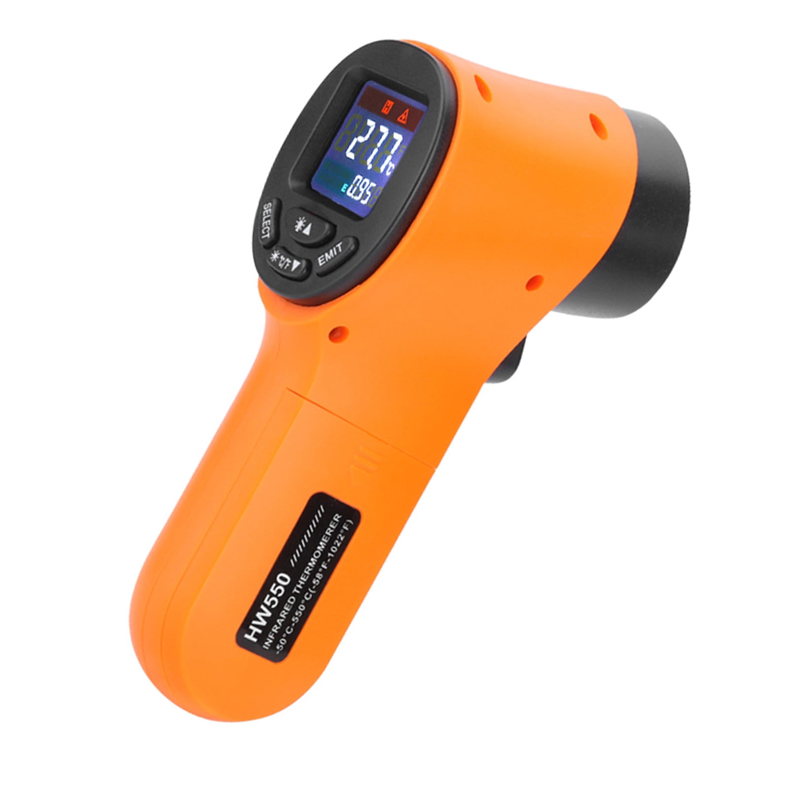Industrial Handheld -50~550 Degrees Celsius Infrared Thermometer 12:1 Targrt Positioning Non ...
