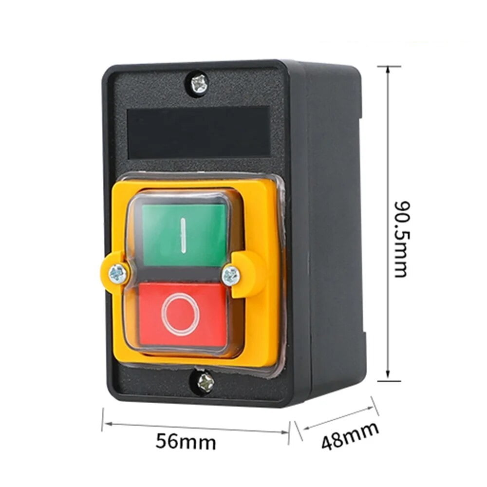 Industrial High-Voltage Start-Stop Switch Machine AC 250V/380V ON/OFF ...