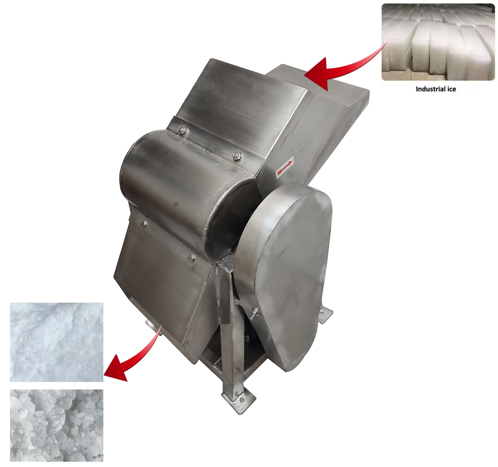 Industrial Ice Crusher Machine Ice Block Breaker Ice Smashing Machine ...