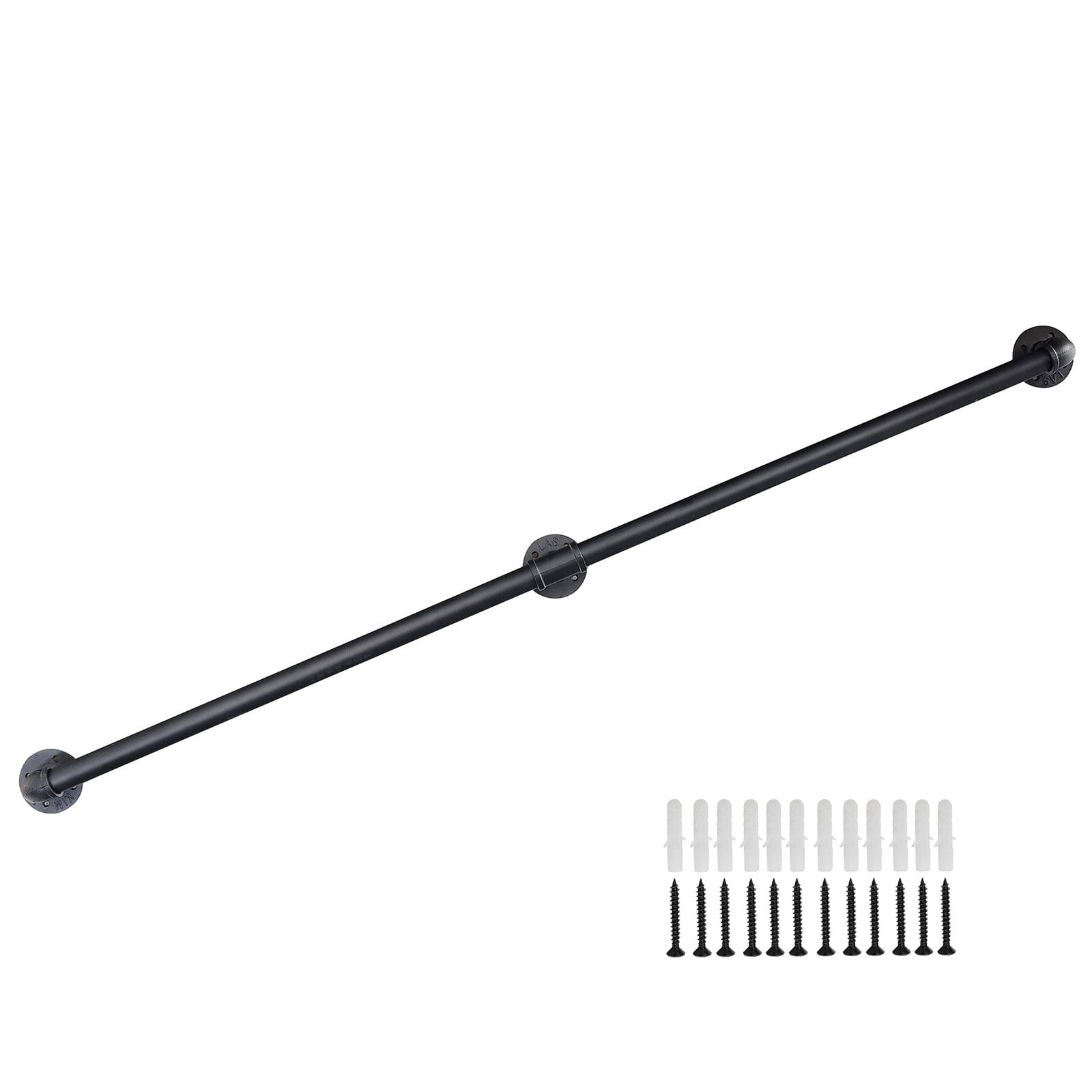 Industrial Iron Pipe Handrail Indoor Pipe Stair Railing Handrail For ...