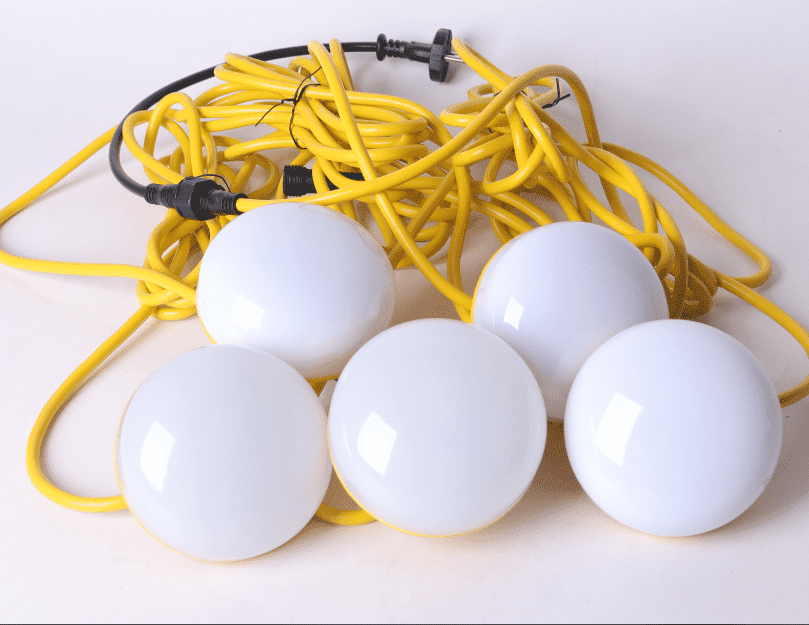 LED Construction String Light , 65W 8000Lm Industrial LED String Work ...