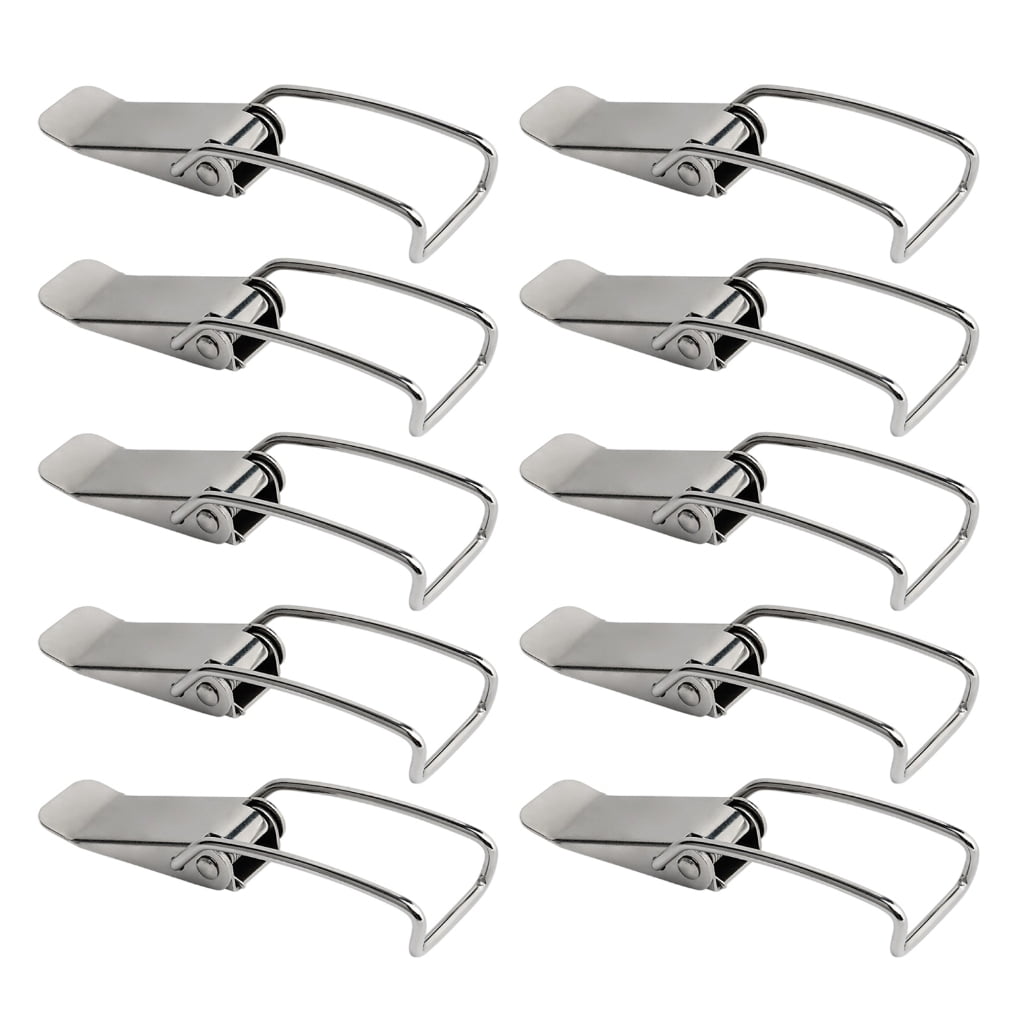 Industrial Latches Hook Smooth Polished Finish Secure Fastener 10pcs ...