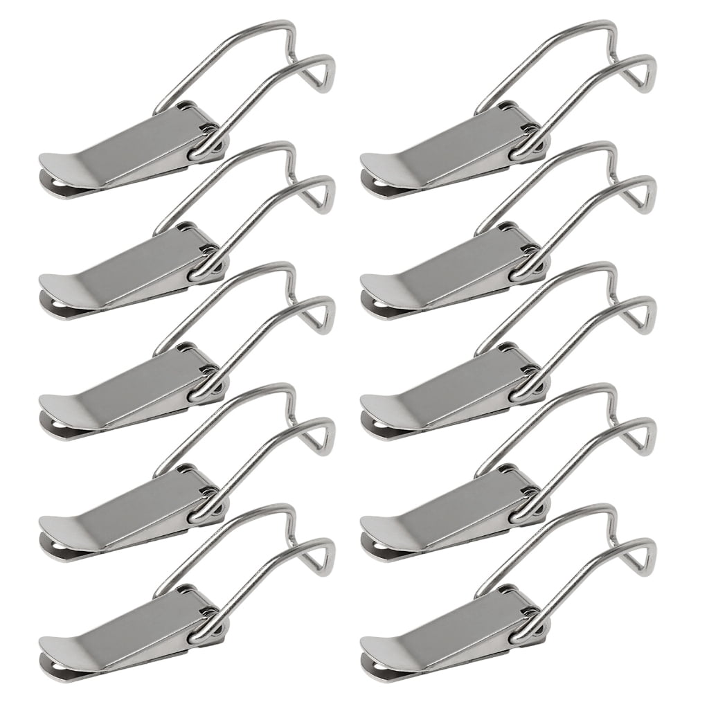 Industrial Latches Hook Smooth Polished Finish Secure Fastener 10pcs ...