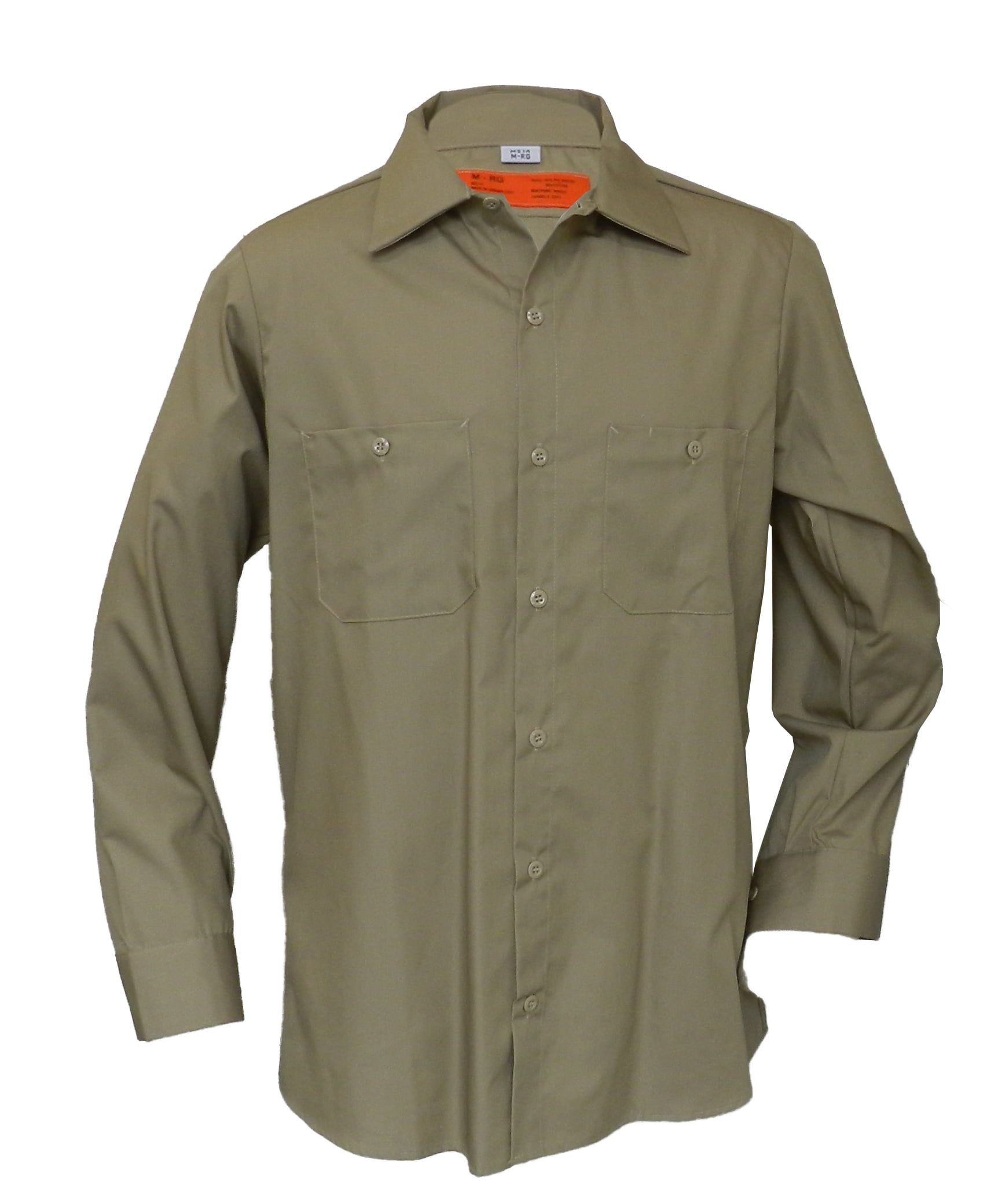 Industrial Long Sleeve Work Shirt MS14 - Walmart.com