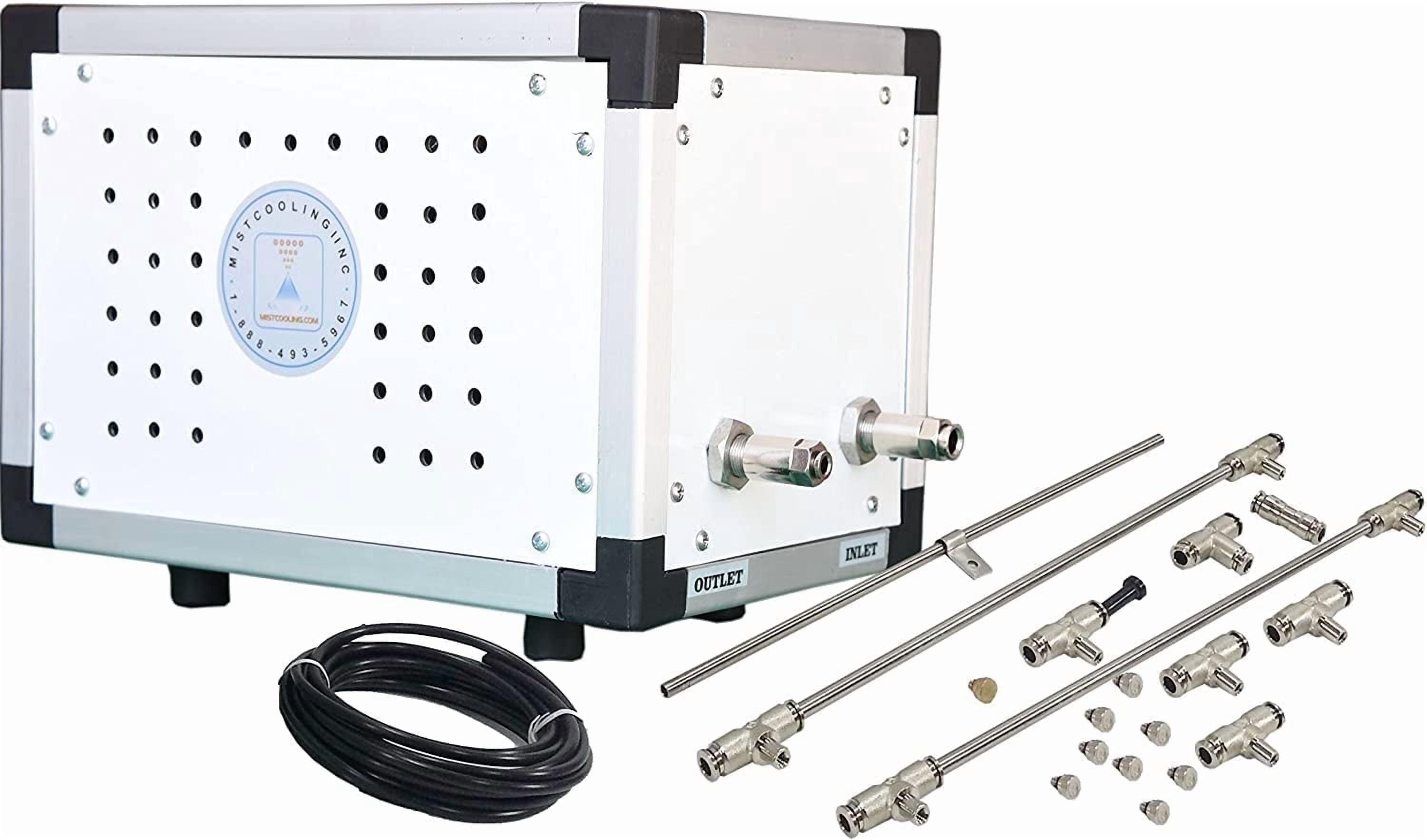 MistCooling 250 PSI Misting System with 15 Nozzles, Stainless Steel ...