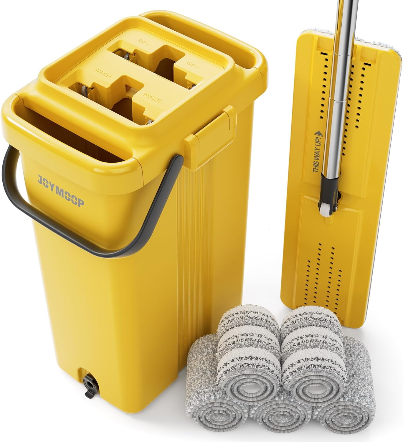 Industrial Mop and Bucket Set, 17.7-inch Dust Mops for Floor Cleaning ...