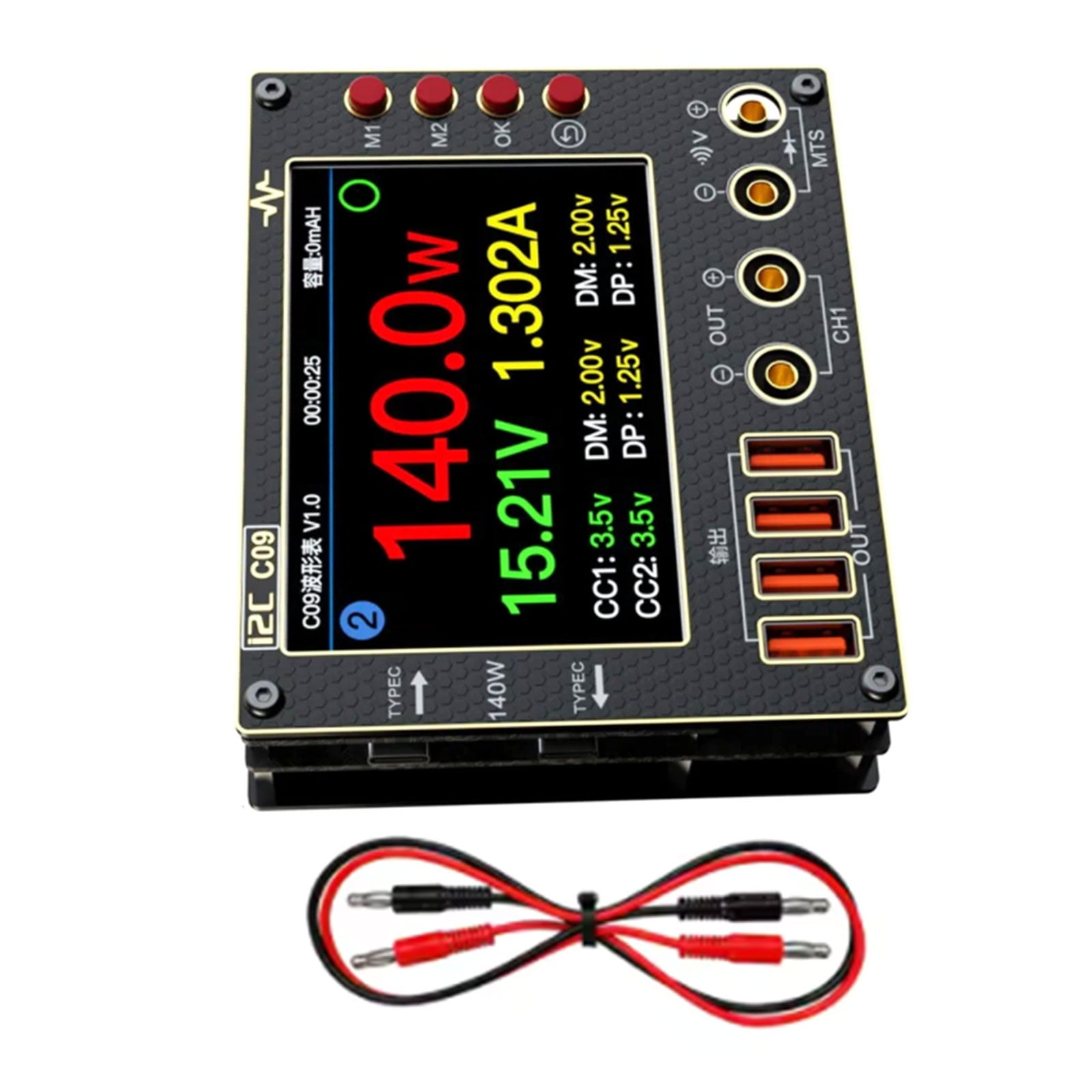 Industrial Multimeter For Electronic Diagnostics 0-40V Double Channel ...