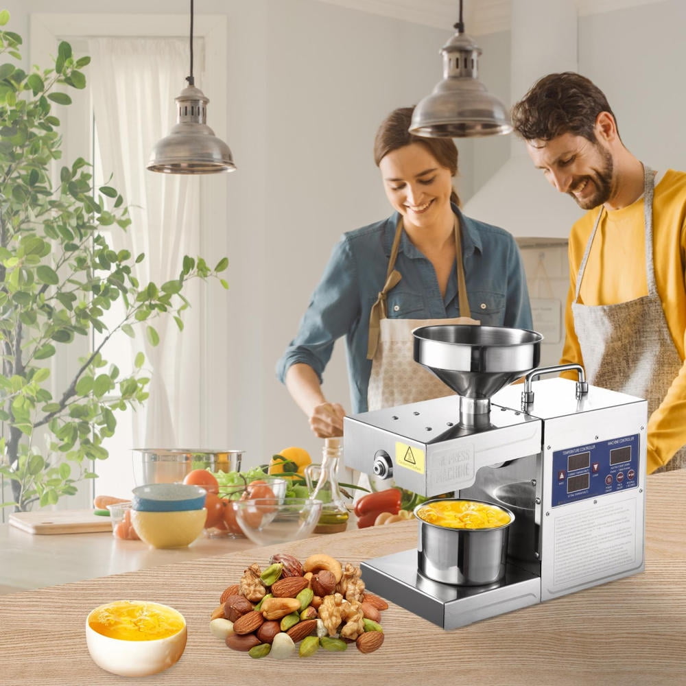 Industrial Oil Press Machine 820W, Intelligent LCD Temperature ...