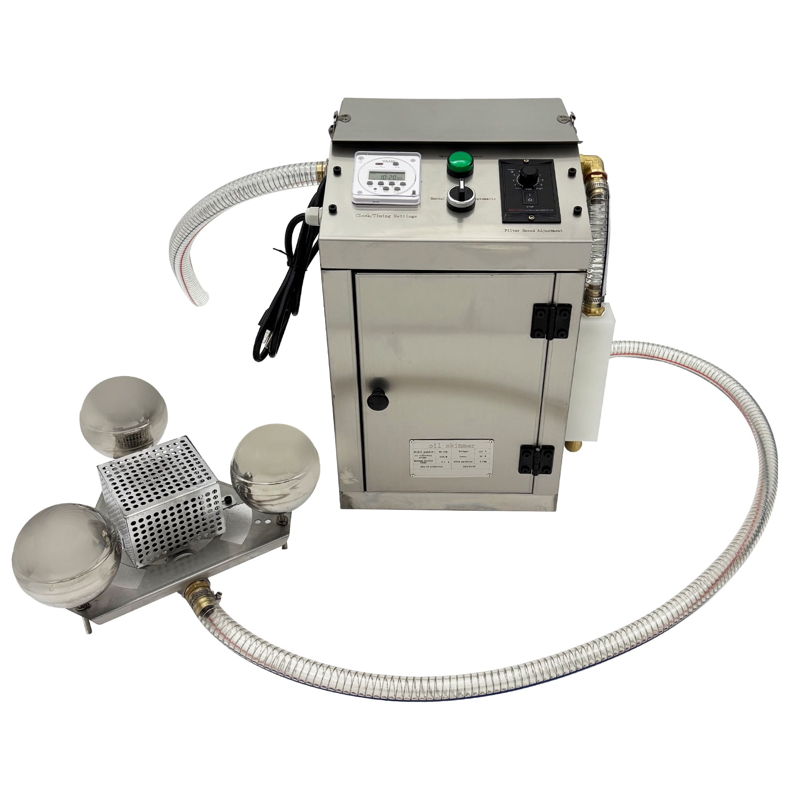 Industrial Oil Water Separator Oil Skimmer Filter Float Oil Removal ...