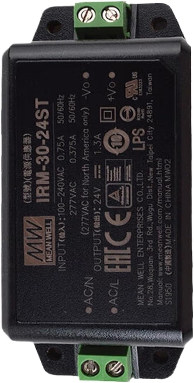 Industrial Open Frame 31.2W 24V 1.3A IRM-30-24ST Meanwell AC-DC SMPS ...