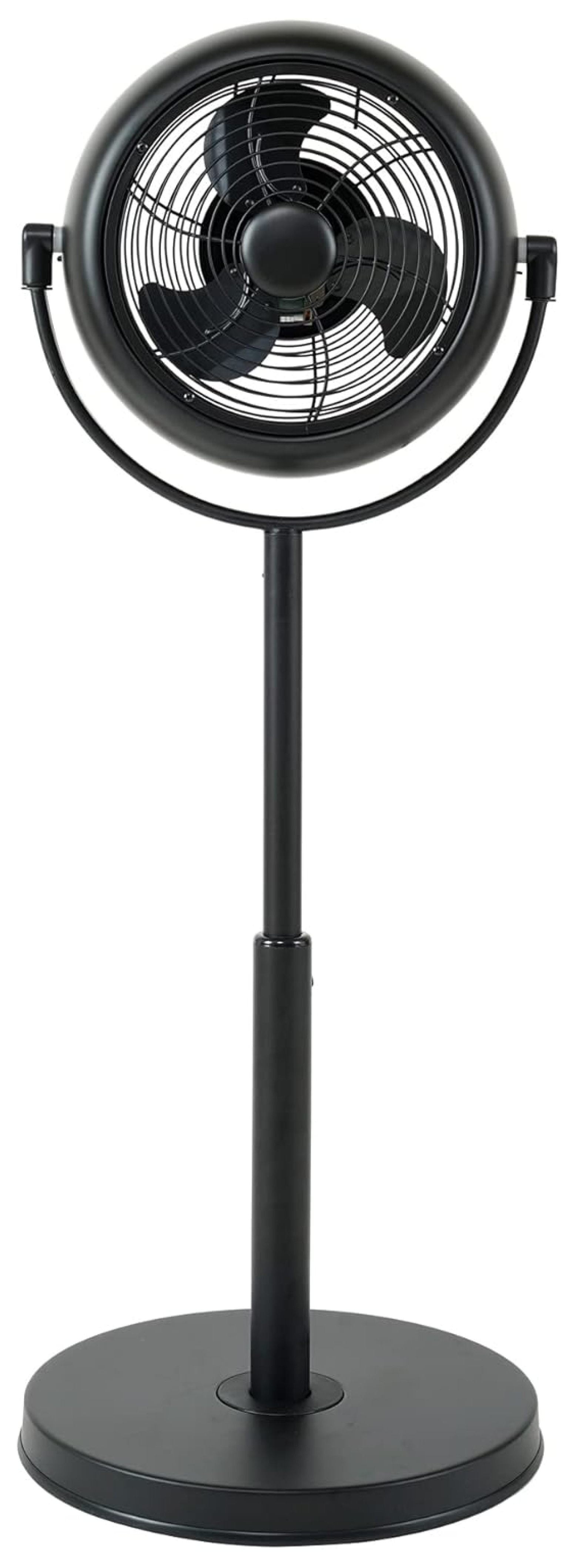Industrial Pedestal Fan, 360° Rotatable Stand Fan, 3 Speed Adjustable ...