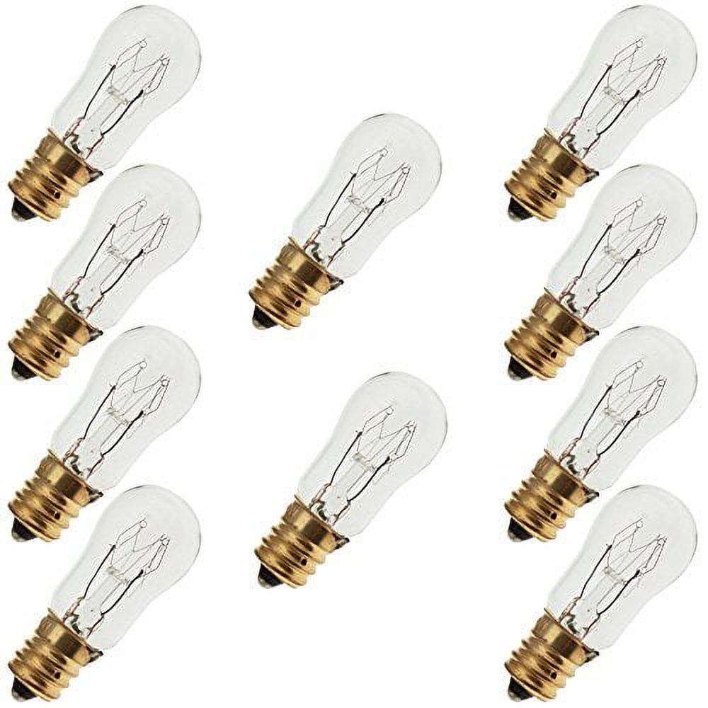 Industrial Performance 10S6/10 130V, 10 Watt, S6, Candelabra Screw (E12) Base... - Walmart.com