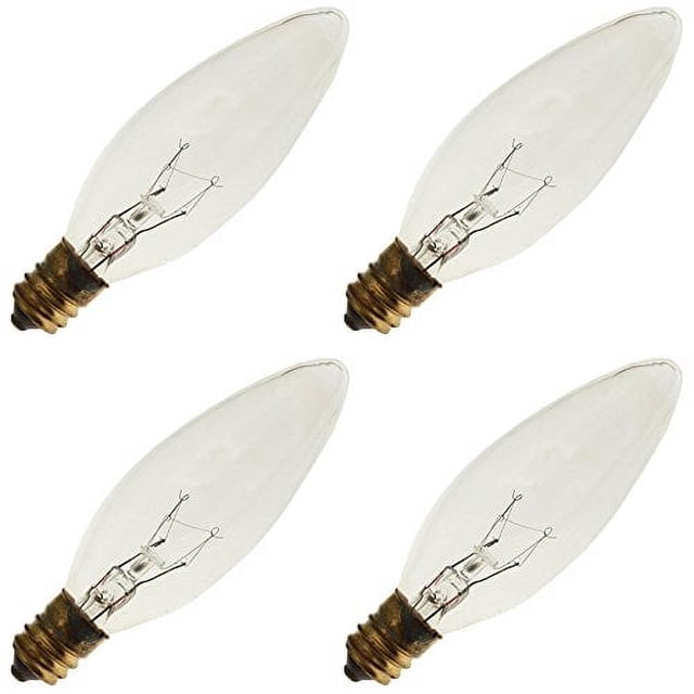 Industrial Performance 15CTC-P 130V, 15 Watt, B8, Candelabra Screw (E12 ...