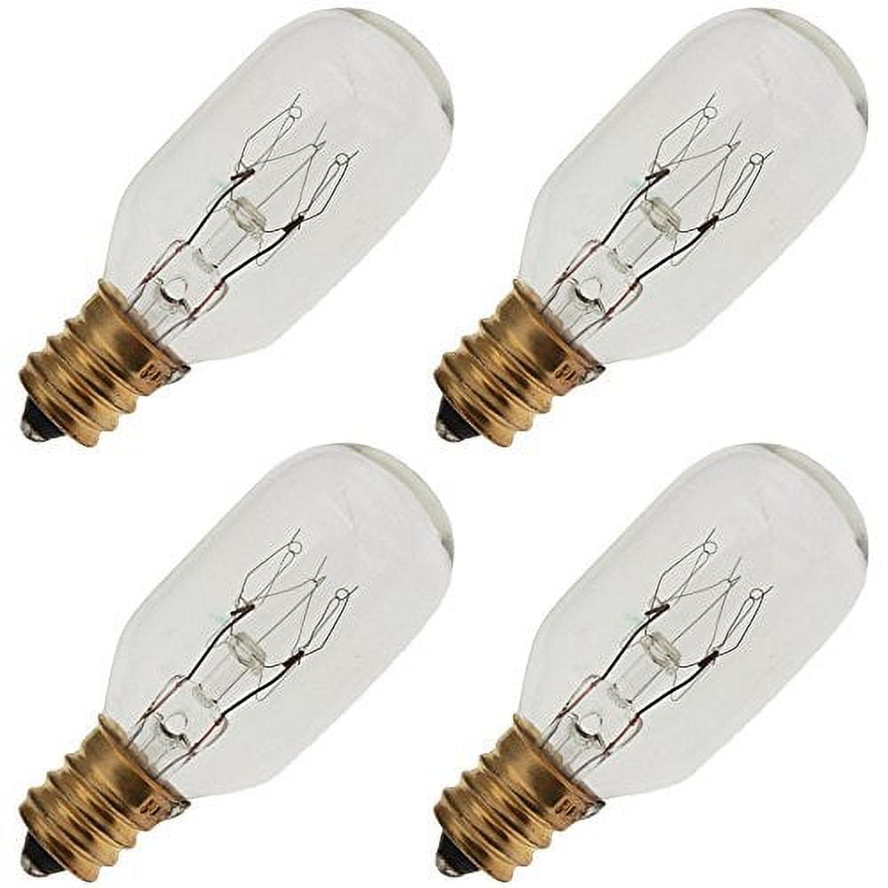 Industrial Performance 15T7C 130V, 15 Watt, T7, Candelabra Screw (E12 ...