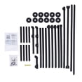Industrial Pipe Clothes Rack Wall Mounted Garment Rack Closet Display ...