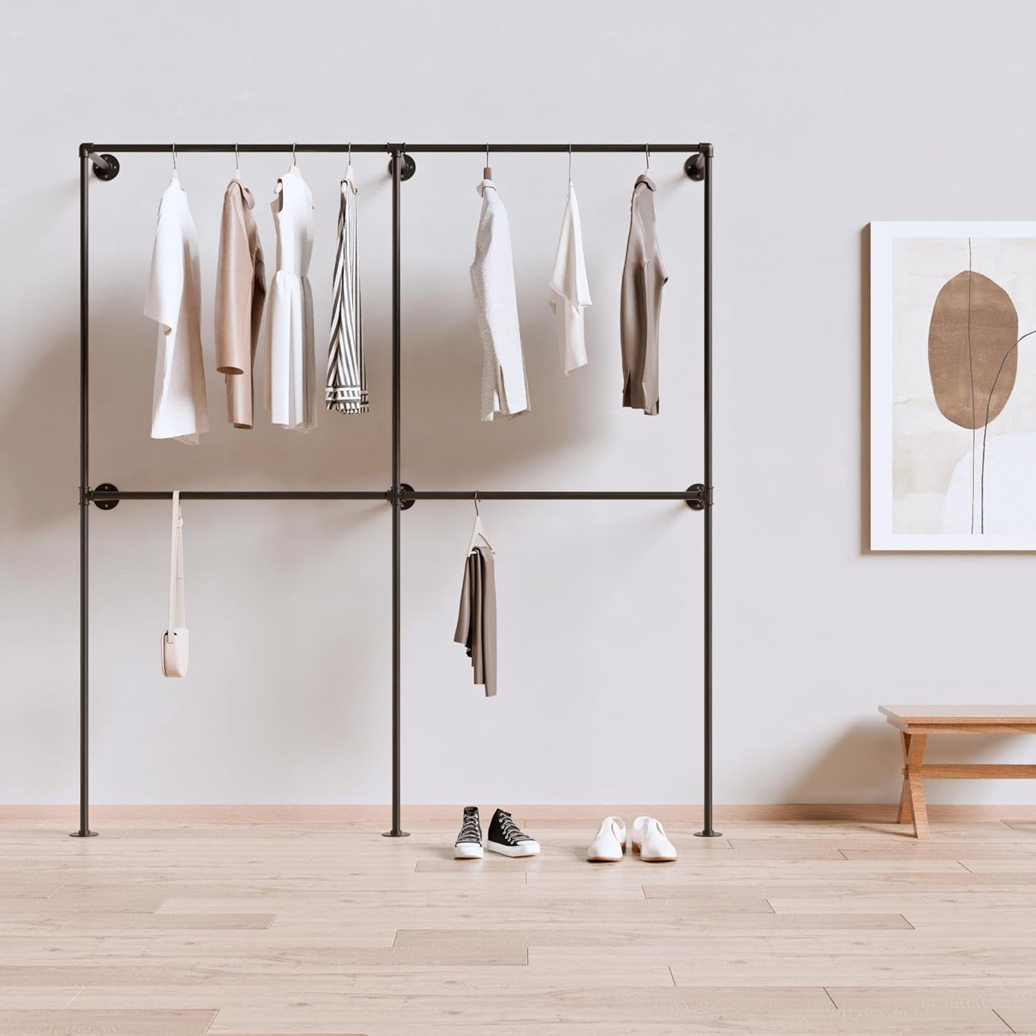 Industrial Pipe Clothing Rack,Industrial Clothing Rack, Clothing Rods ...