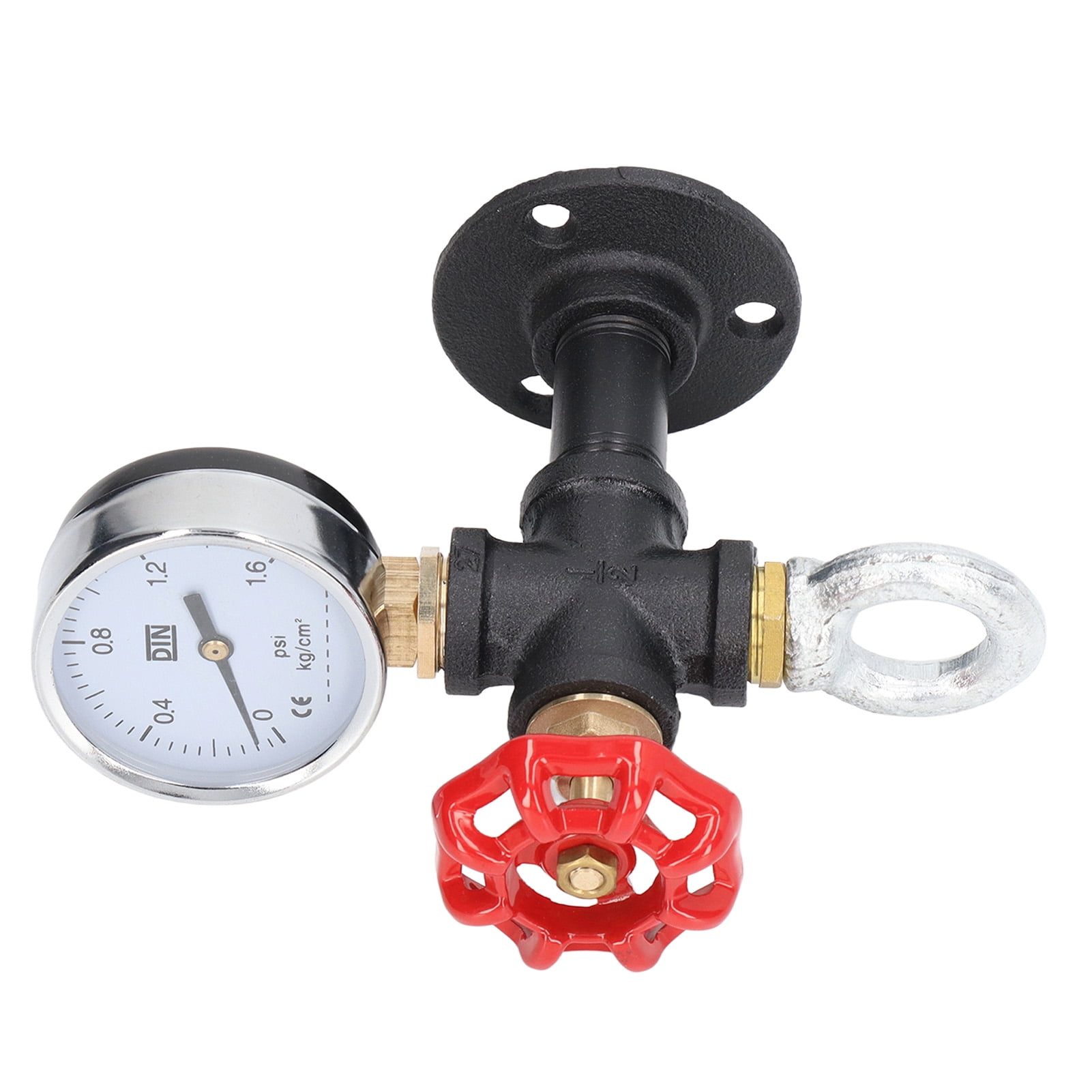 Industrial Pipe Coat Hook Rack Heavy Duty Rustic Hat Robe Towel Wall ...