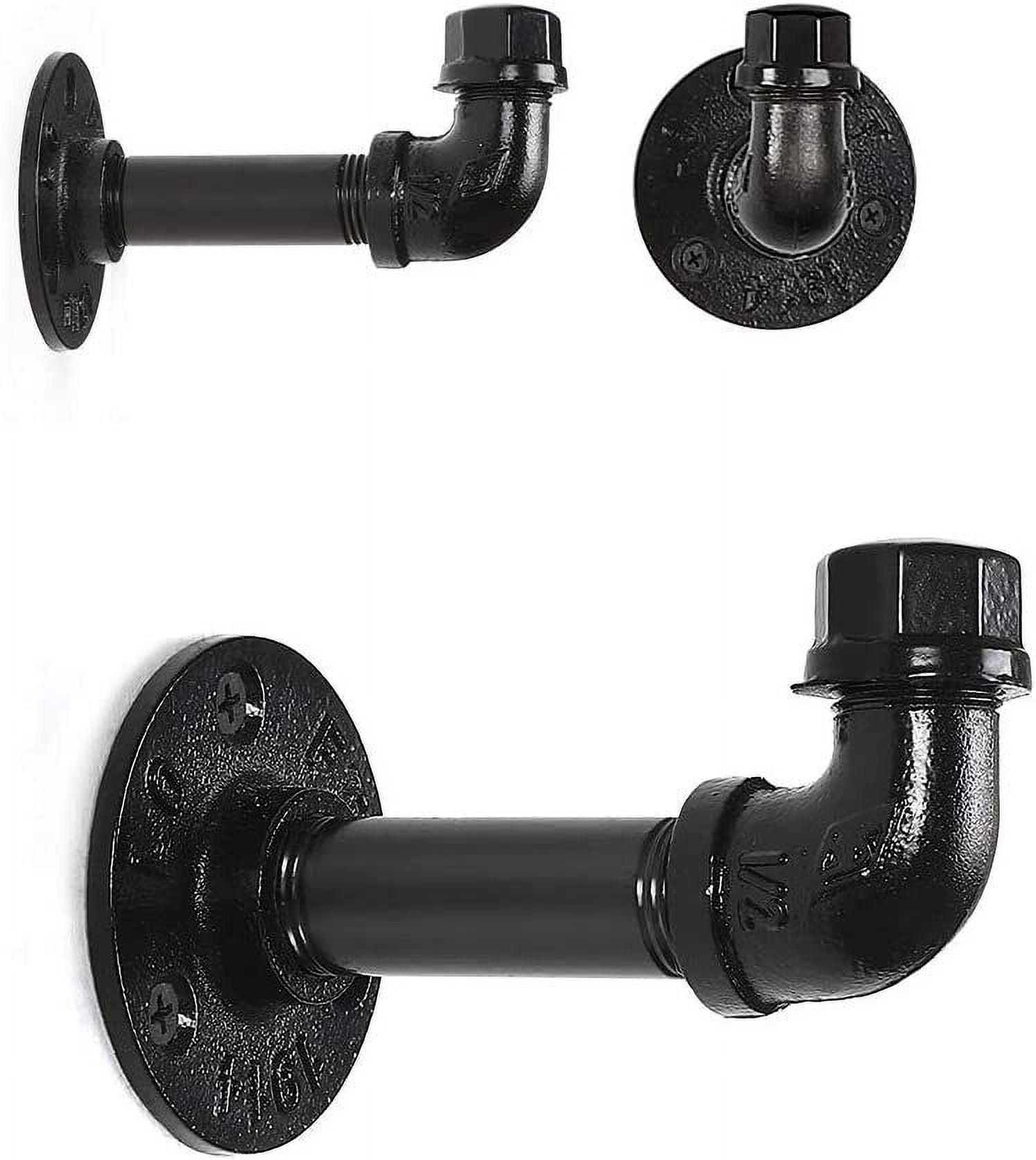 Industrial Pipe Towel Hooks Heavy Duty Wall Mounted Clothes Hanger ...