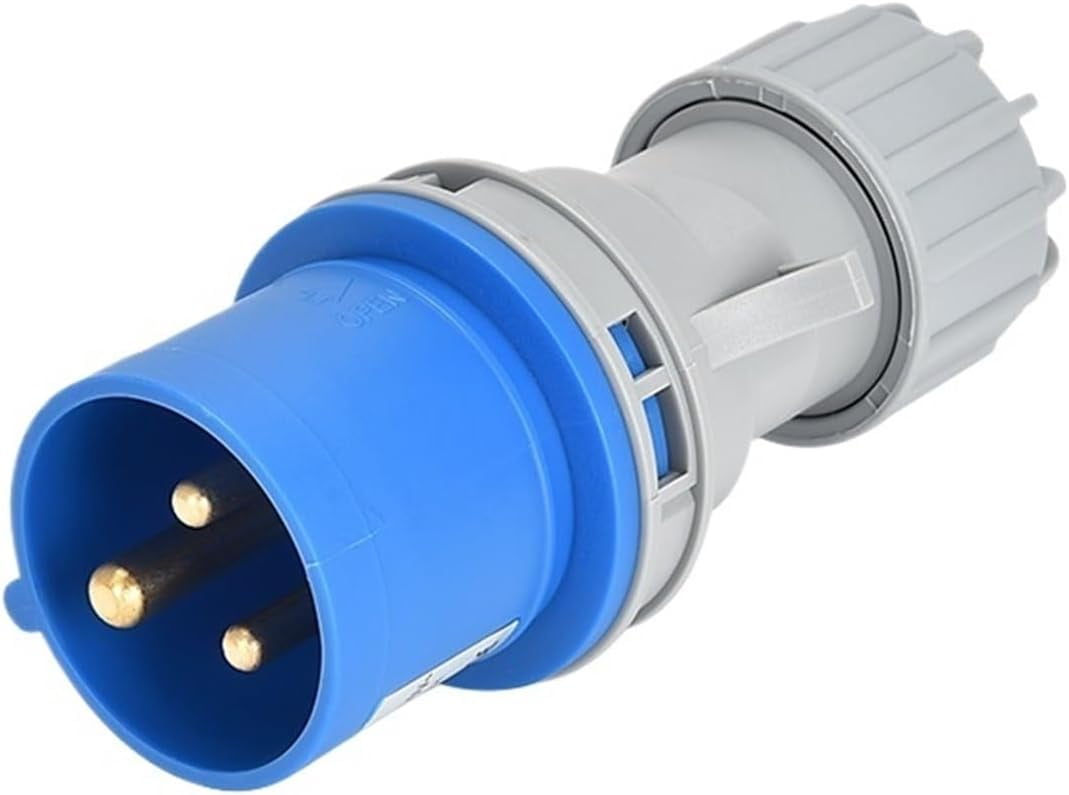 Industrial Plug and Socket Connector Three-Phase 3-core 4P5 Hole 16A ...