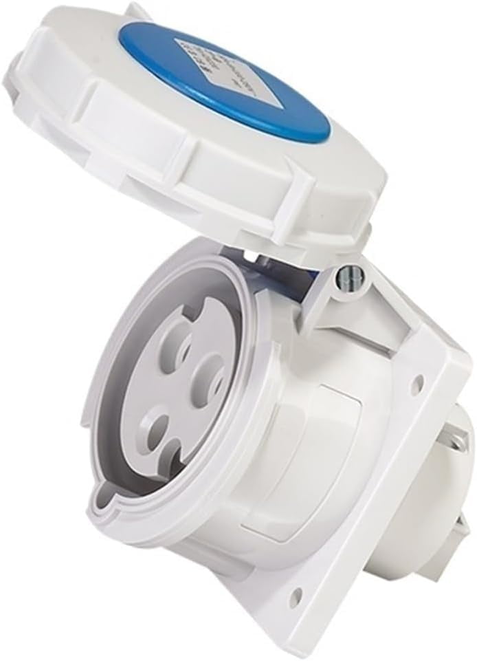 Industrial Plug and Socket Connector Three-Phase 3-core 4P5 Hole 16A ...