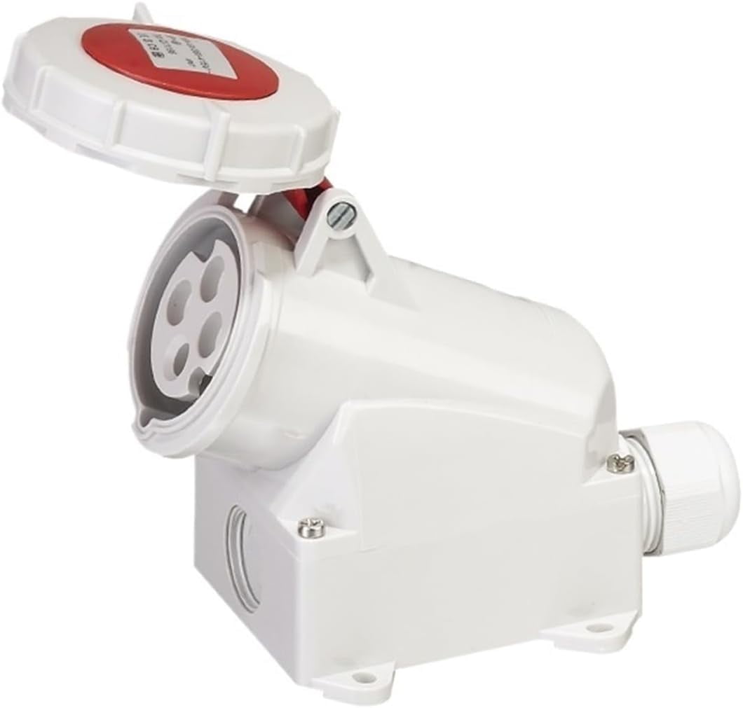 Industrial Plug and Socket Connector Three-Phase 3-core 4P5 Hole 16A ...