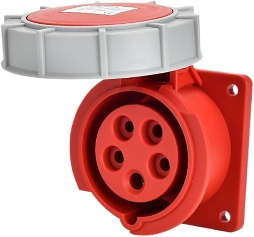 Industrial Plug and Socket Connector Three-Phase 3-core 4P5 Hole 16A32A ...