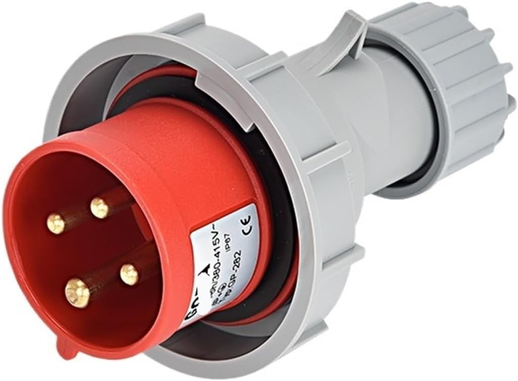 Industrial Plug and Socket Connector Three-Phase 3-core 4P5 Hole 16A32A ...