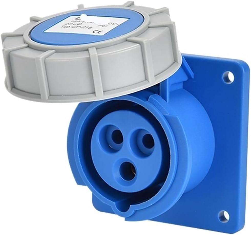 Industrial Plug and Socket Connector Three-Phase 3-core 4P5 Hole 16A32A ...