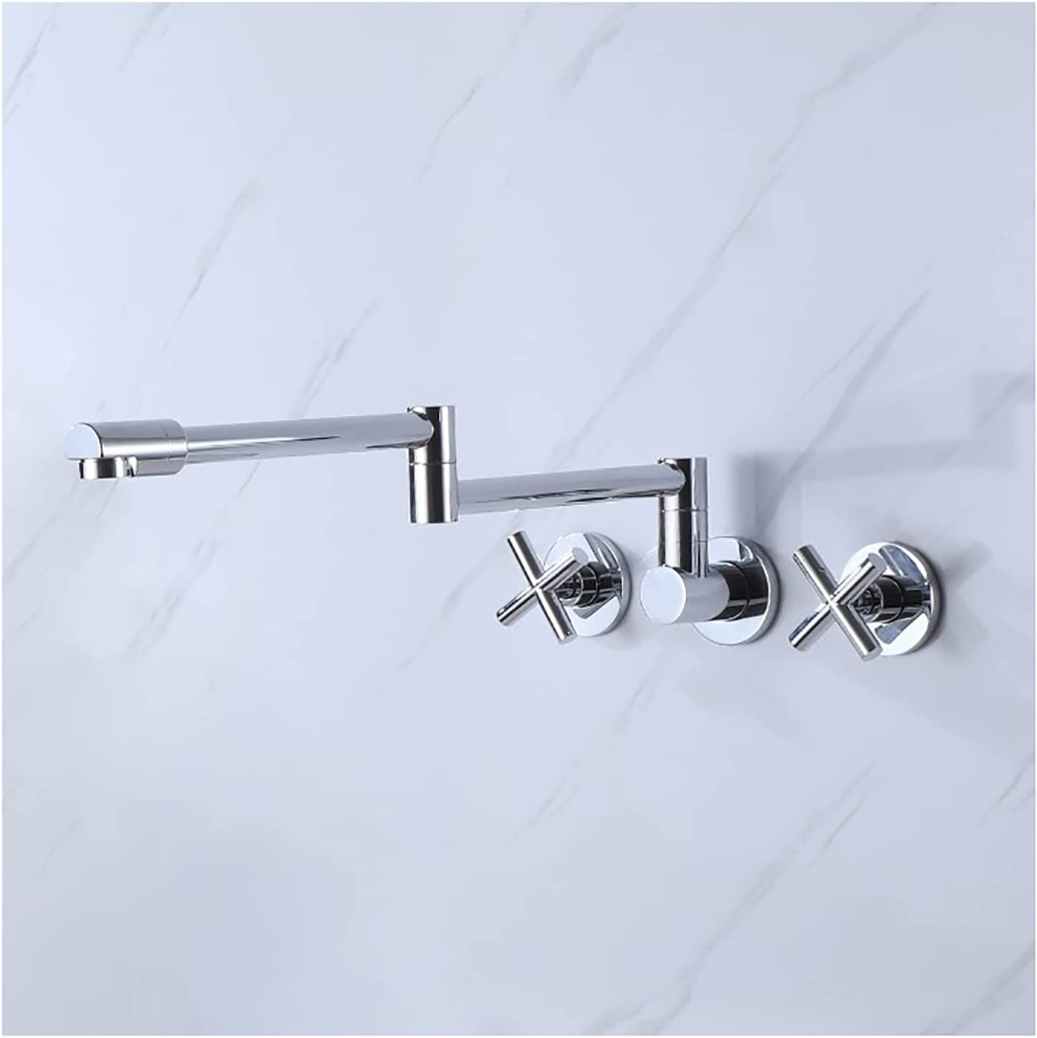 Industrial Pot Filler Faucet Foldable 360°Rotation Kitchen Faucet Wall ...