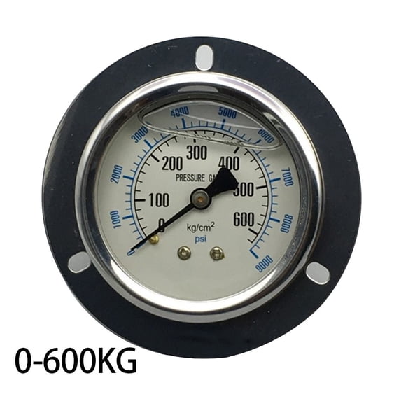 Industrial Pressure Monitoring Axial Edge Gauge Easy Installation ...