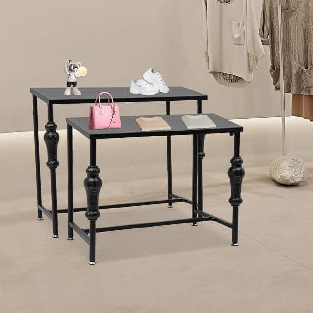 Industrial Retail Display Tables, Metal Shoe Handbag Display Stand 2 ...