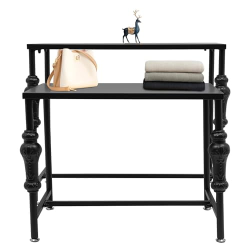 Industrial Retail Display Tables, Set of 2 Modern Standing Clothing ...