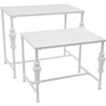 Industrial Retail Display Tables, Set of 2 Standing Clothing Shoes ...