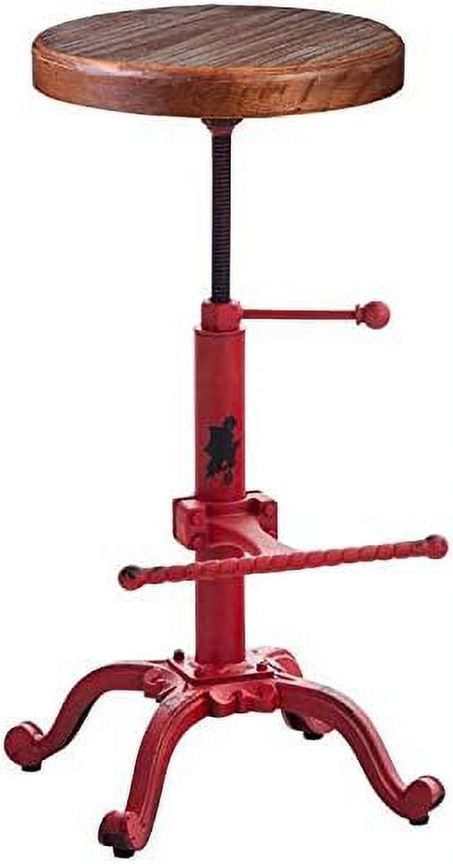 Industrial Retro Vintage Farm Wooden Tractor Stool Kitchen Swivel ...