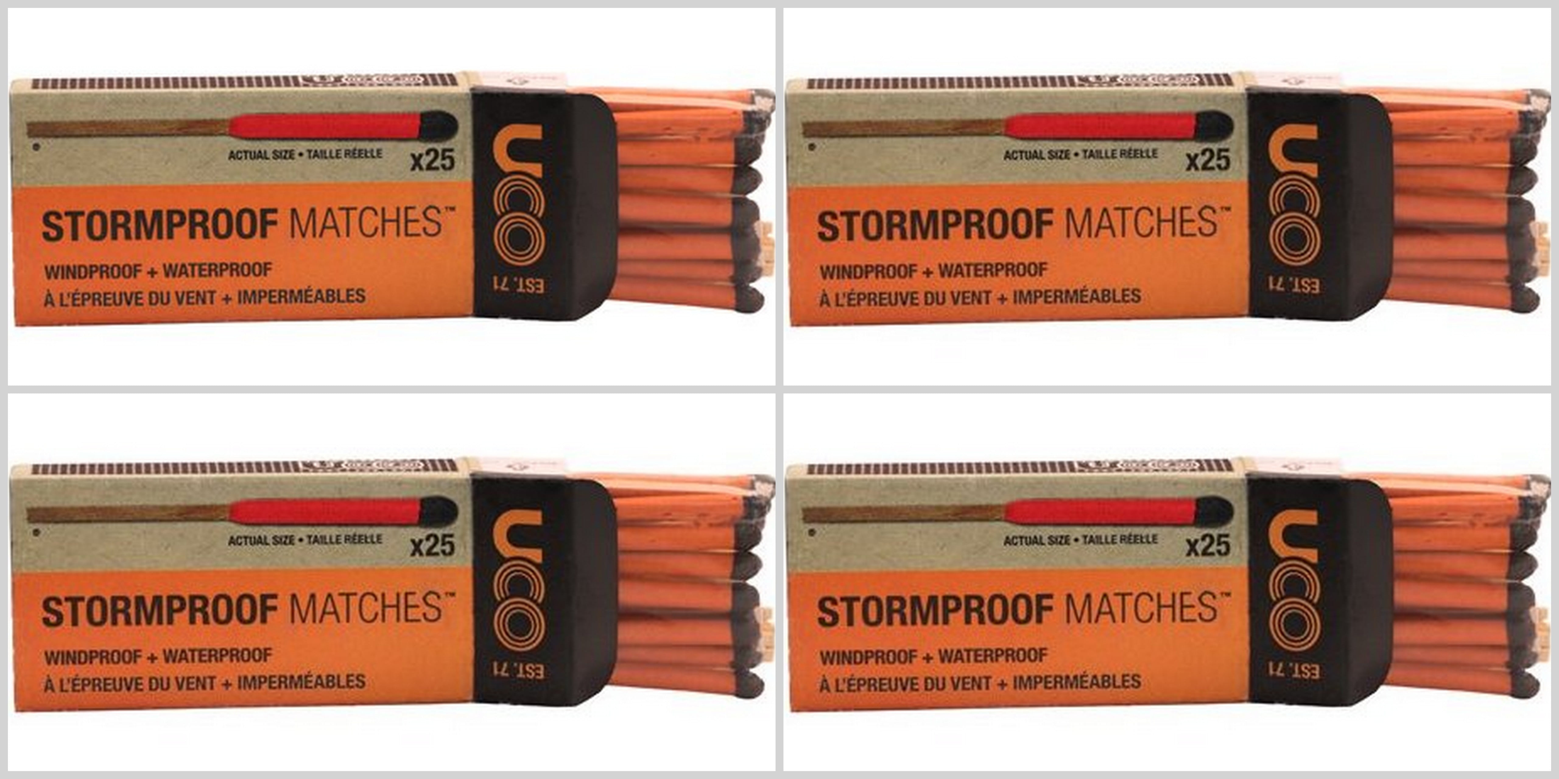 Industrial Revolution UCO Stormproof Matches Waterproof Windproof ...