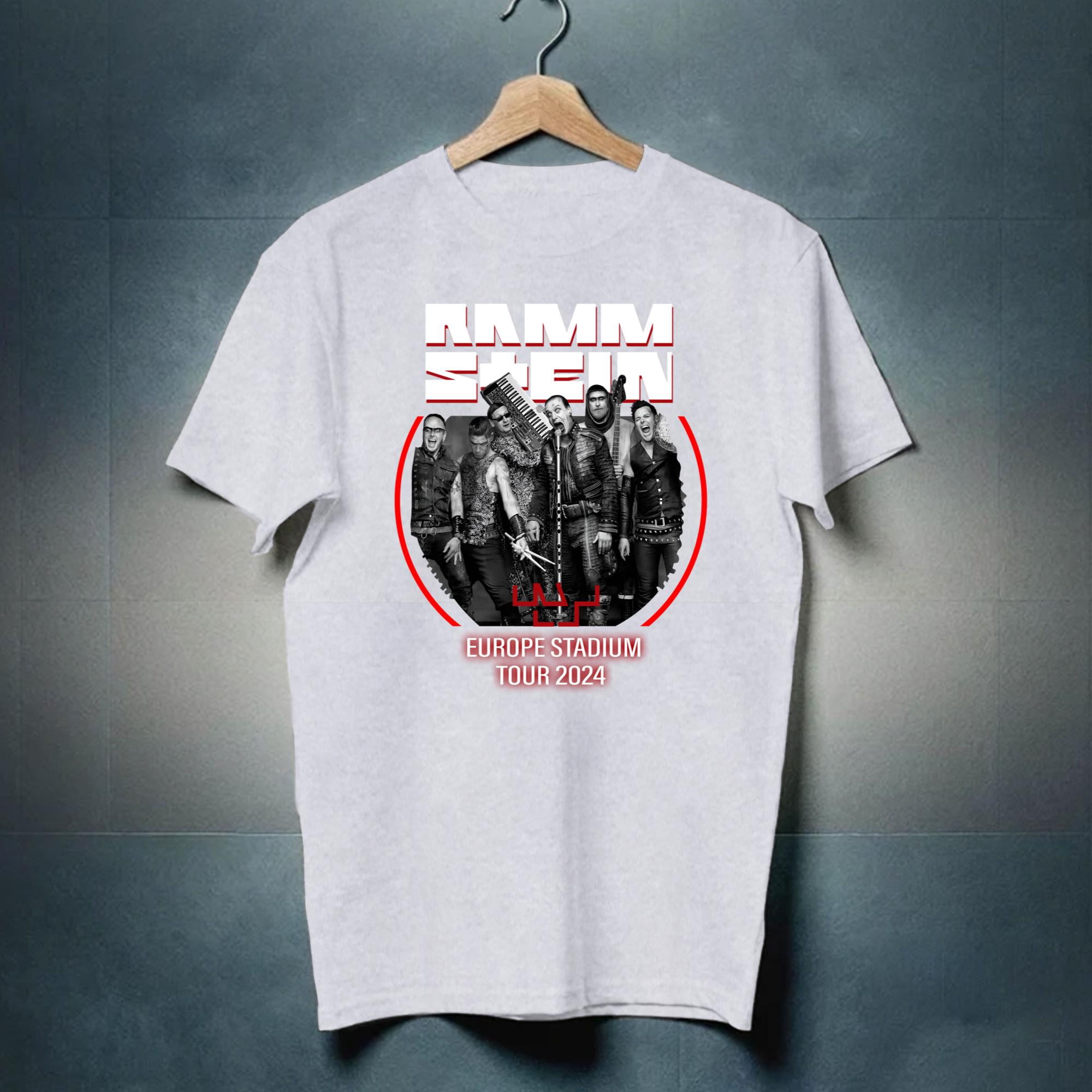 Industrial Rock Stadium Tour-Inspired Shirt – 2024 Europe Graphic Music ...