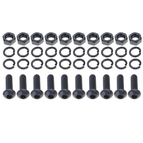 Industrial Round Head Screws with Hexagonal Nut & Washers Spring ...