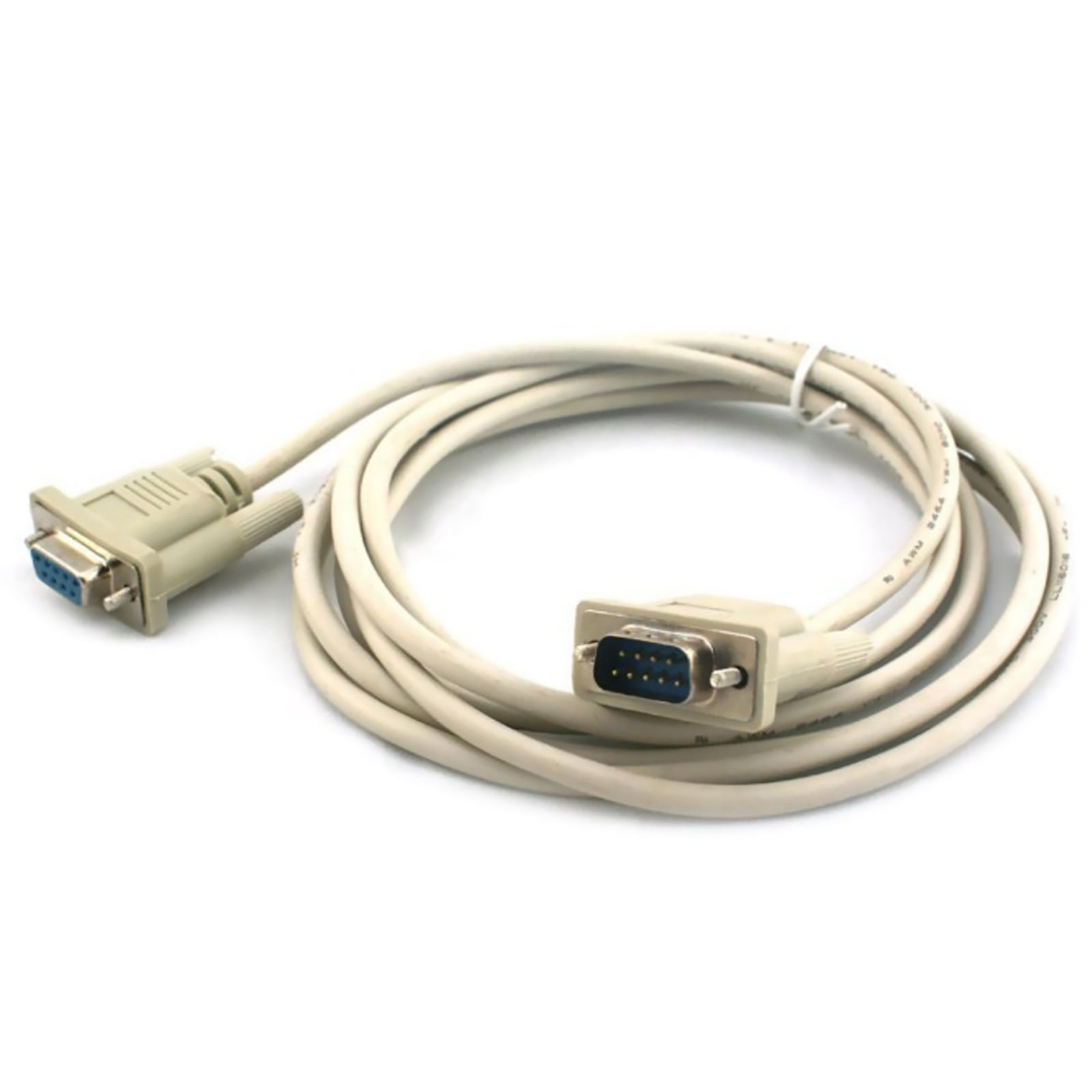Industrial Serial Extension Cable 15FT, Fully Molded Thumbscrews ...