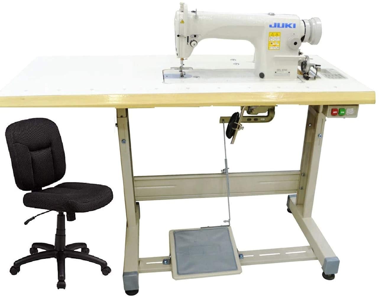 Juki DDL-8700 Industrial Sewing Machine with Ergonomic Chair, LED Lamp ...
