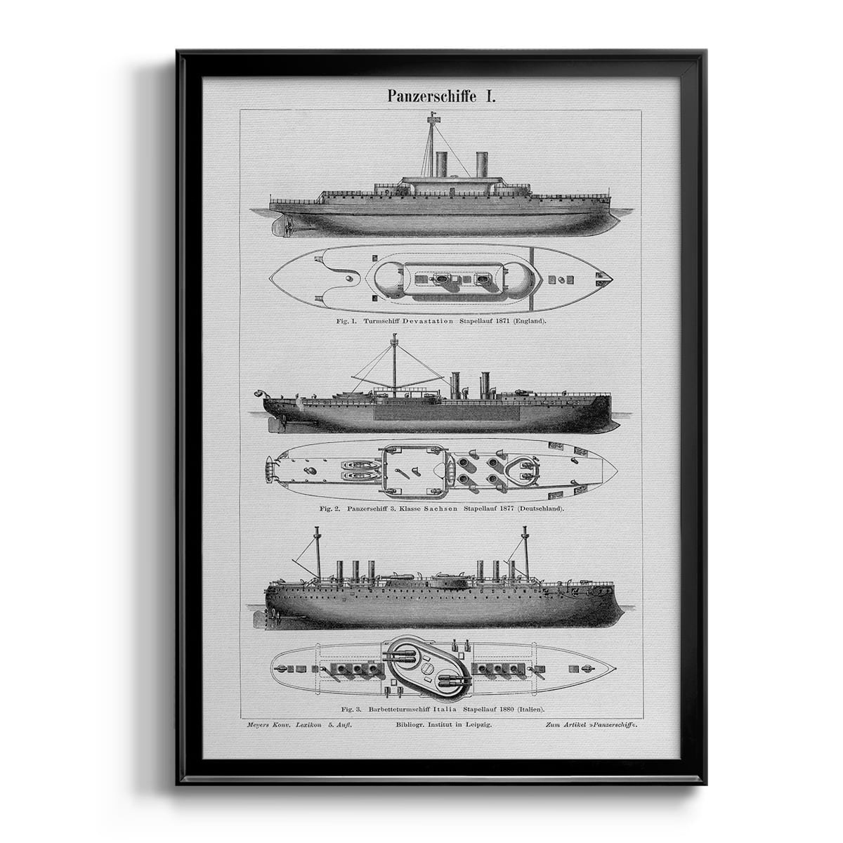 Industrial Ship Premium Classic Framed Print - Ready to Hang - Walmart.com