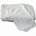 Textile Topia- White Shop Towels – 50 Pack, Lint-Free, Reusable Cotton ...