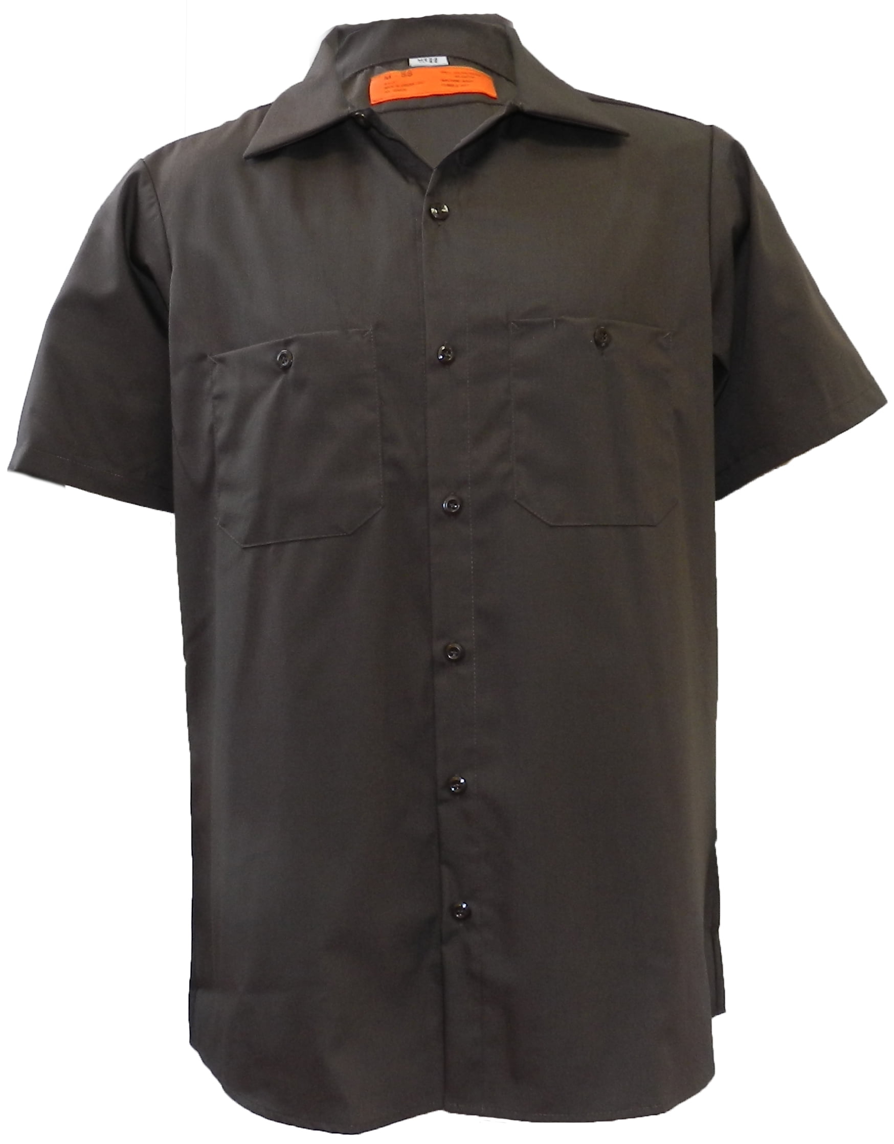 Industrial Short Sleeve Work Shirt MS24 - Walmart.com