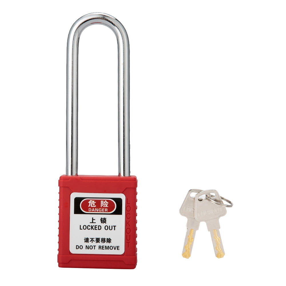 Industrial Steel Beam Padlock Lockout, Long Insulated Lockout Tagout ...