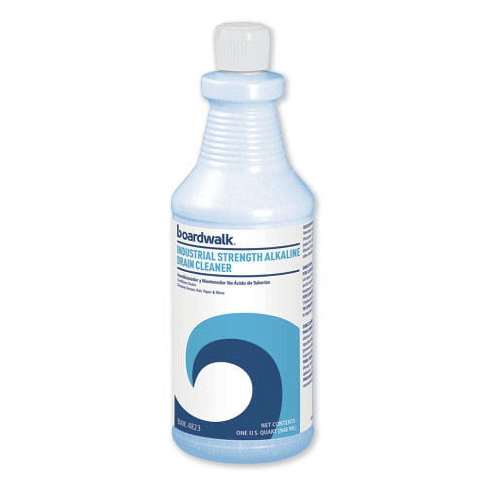 Industrial Strength Alkaline Drain Cleaner, 32 Oz Bottle | Bundle of 5 ...